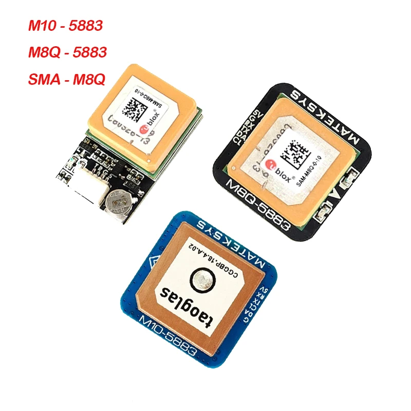 オリジナルのmatekシステムgnss & コンパスM10 5883/GPS & コンパスM8Q 5883/SAM M8Q rc用モジュール ...