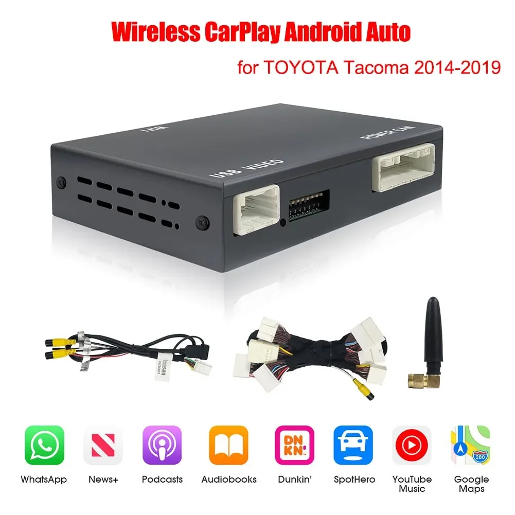Wireless-Carplay-Android-Auto-Retrofit-Decoder-For-TOYOTA-Tacoma-2014 ...