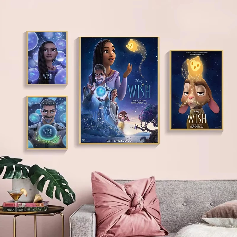 MINISO-Disney-Anime-Canvas-Painting-Wall-Art-Cartoo-Lilo-Stitch-Stitch ...