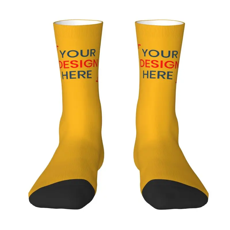 Custom-Customize-Logo-Mens-Crew-Socks-Unisex-Fashion-3D-Printing-Your ...