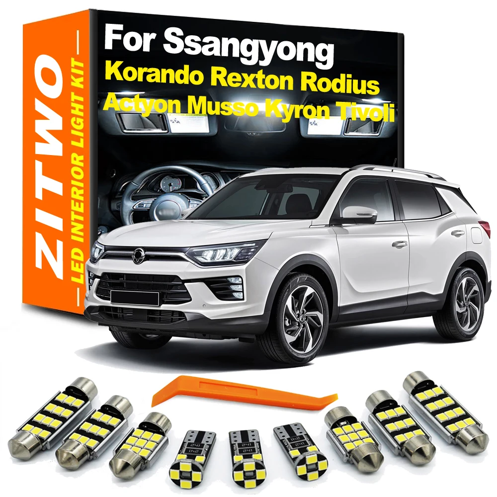 ZITWO-Kit de luces LED para Interior, accesorio para Ssangyong Korando ...