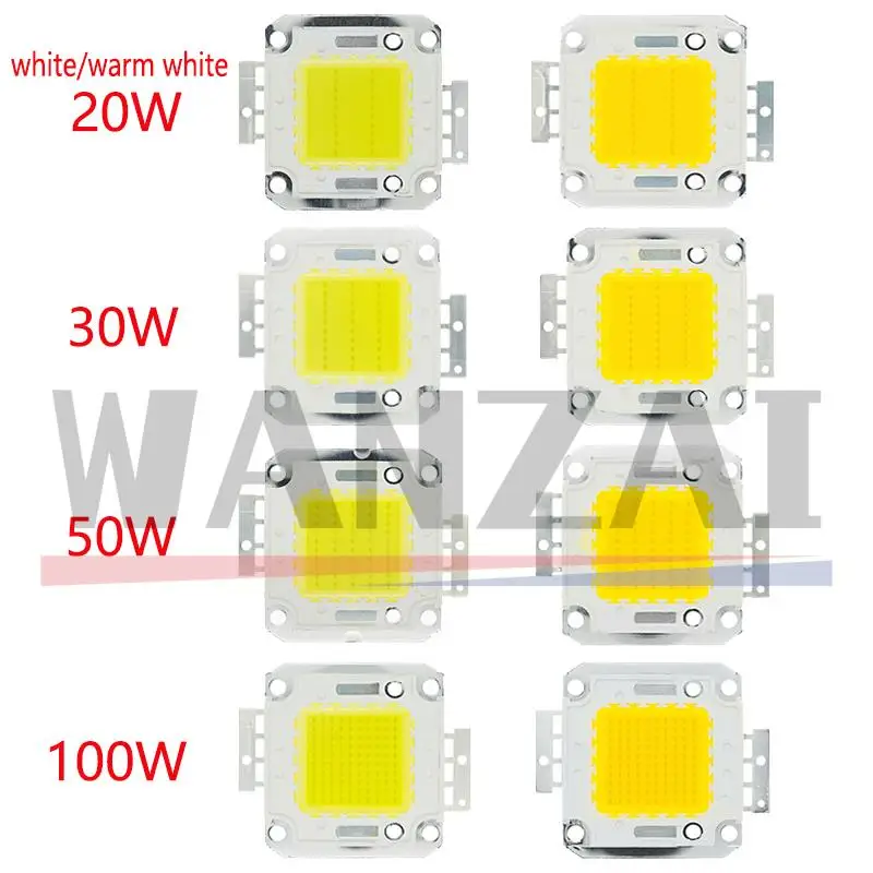 10W-20W-30W-50W-100W-White-Warm-white-LED-CHIP-Integrated-High-Power ...