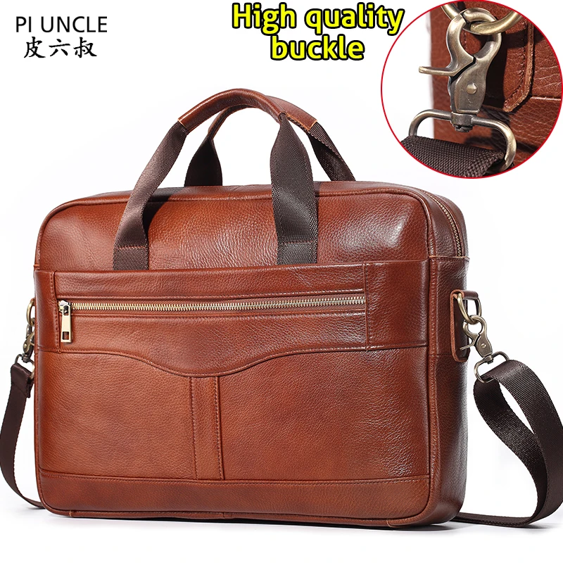 PI-UNCLE-Bolso-de-hombro-de-cuero-genuino-para-hombre-malet-n-de ...
