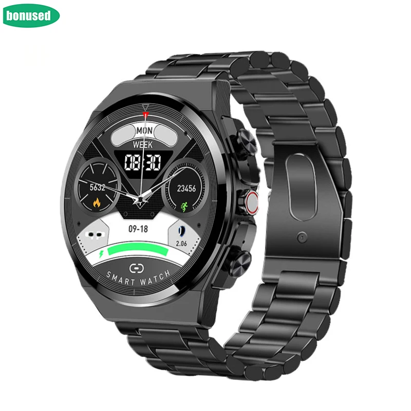JM08 Smart Watch Earphone Men TWS 2 in 1 Bluetooth Call Headset ...