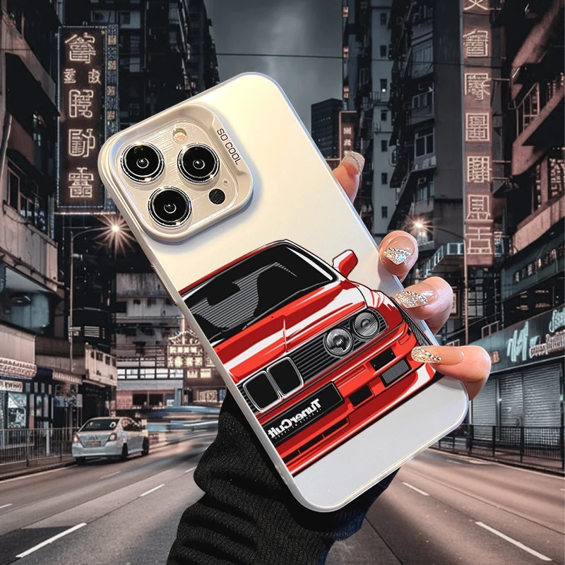 Sleek Laser-Designed Car E34 Phone Case - Durable Hard PC+TPU Back ...