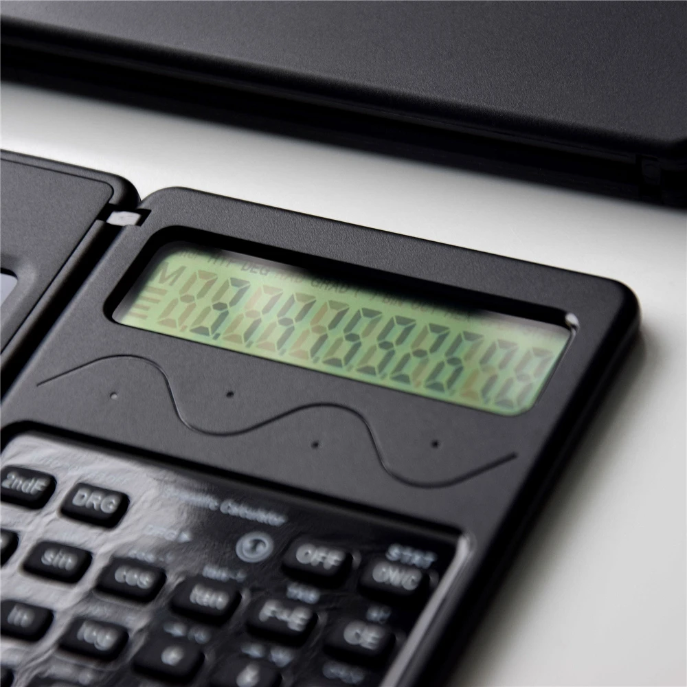 CALCULATRICE,Black--Calculatrice intelligente pliable avec écran LCD à ...