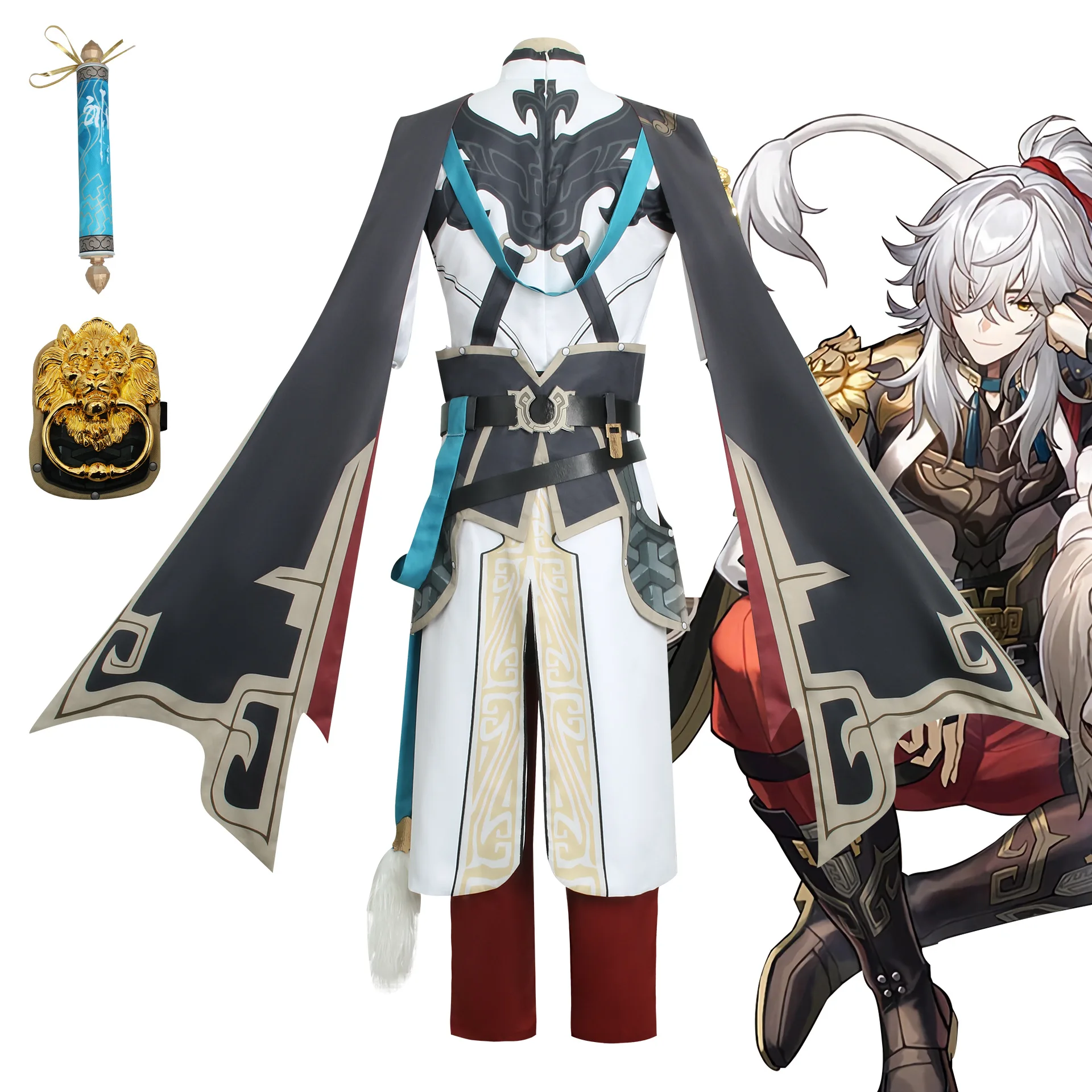 Jing Yuan Honkai Star Rail Cosplay Costume Wig Uniform, 41% OFF
