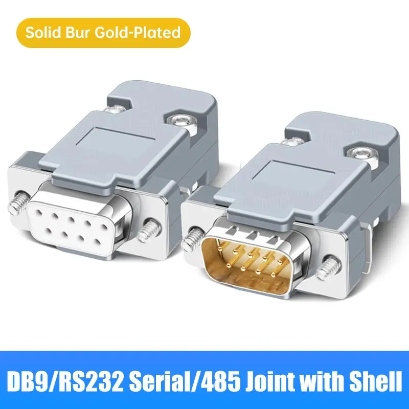 DB9 RS232 커넥터 플라스틱 쉘 용접 RS422 RS485 여성 플러그 D SUB 납땜 9 핀 커넥터|커넥터 ...