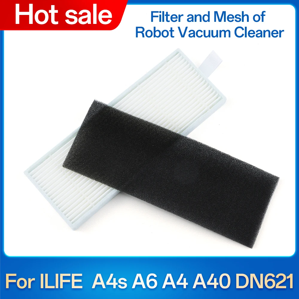 For ILIFE Robot Replacement part for ilife Sponge+ Filters A4s A6 A4 ...