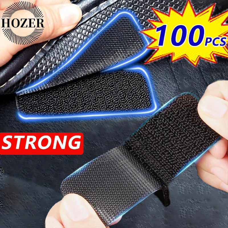 10-100PCS-Strong-Carpet-Fixing-Stickers-Double-Faced-High-Adhesive-Car ...