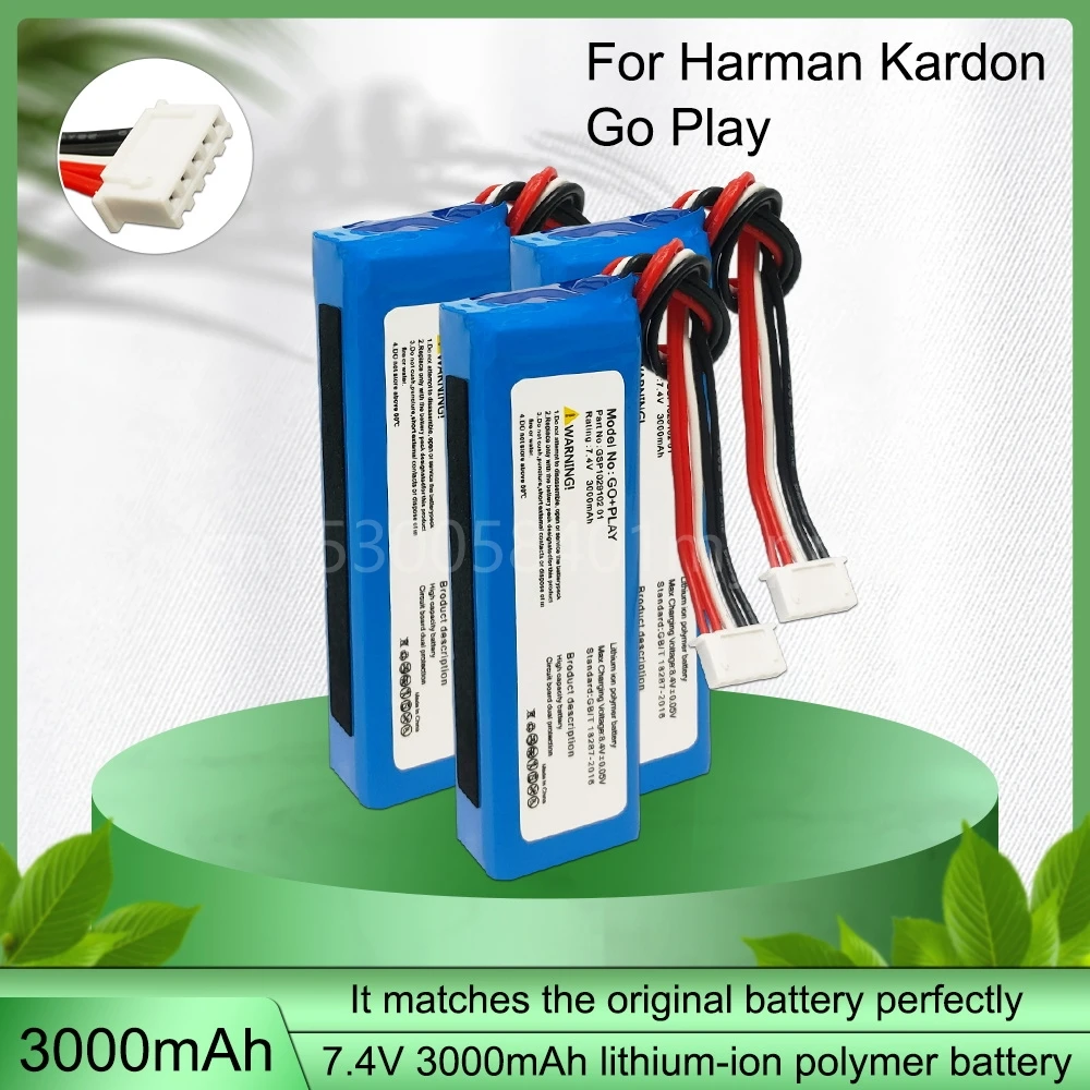 7.4v 6000mah Battery Harman Kardon Go Play | Battery Harman Kardon 4 ...