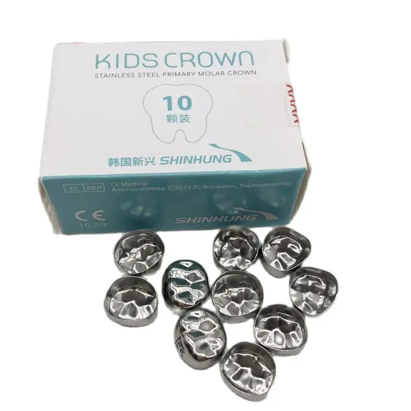 2023-New-Shinhung-Stainless-Steel-Kid-Crown-Primary-Molar-Crowns ...