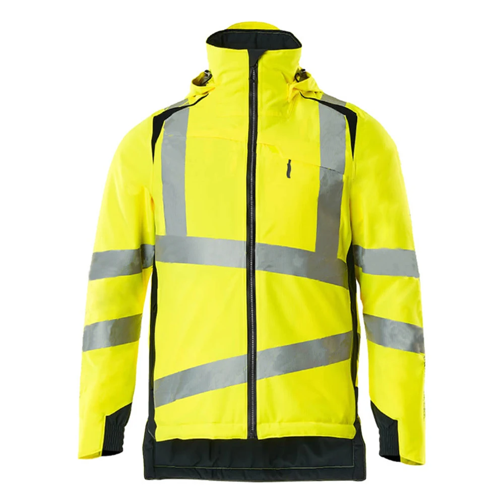 Winter Safety Coats Reflective Yellow