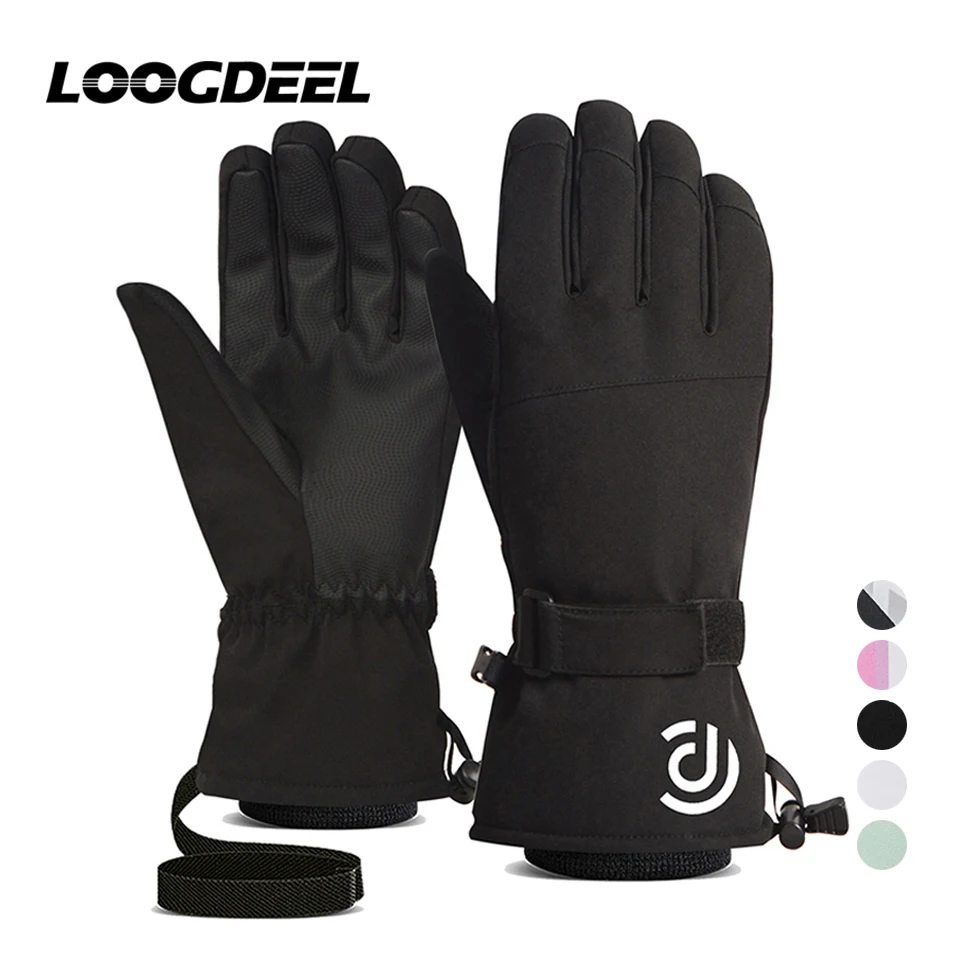 LOOGDEEL-Snowmobile-Snow-Snowboard-Thermal-Gloves-Women-Men-Waterproof ...