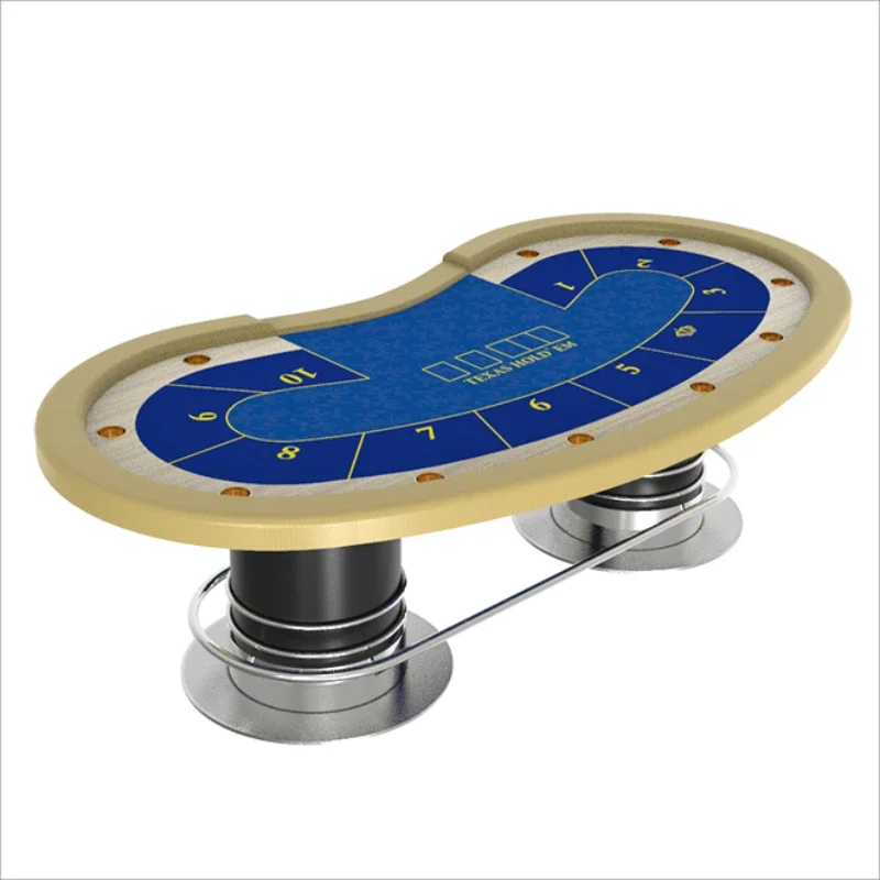 Table-Game-10-Sets-Bean-Shape-Poker-Table-84-inch-RFID-Table-With-Cup ...