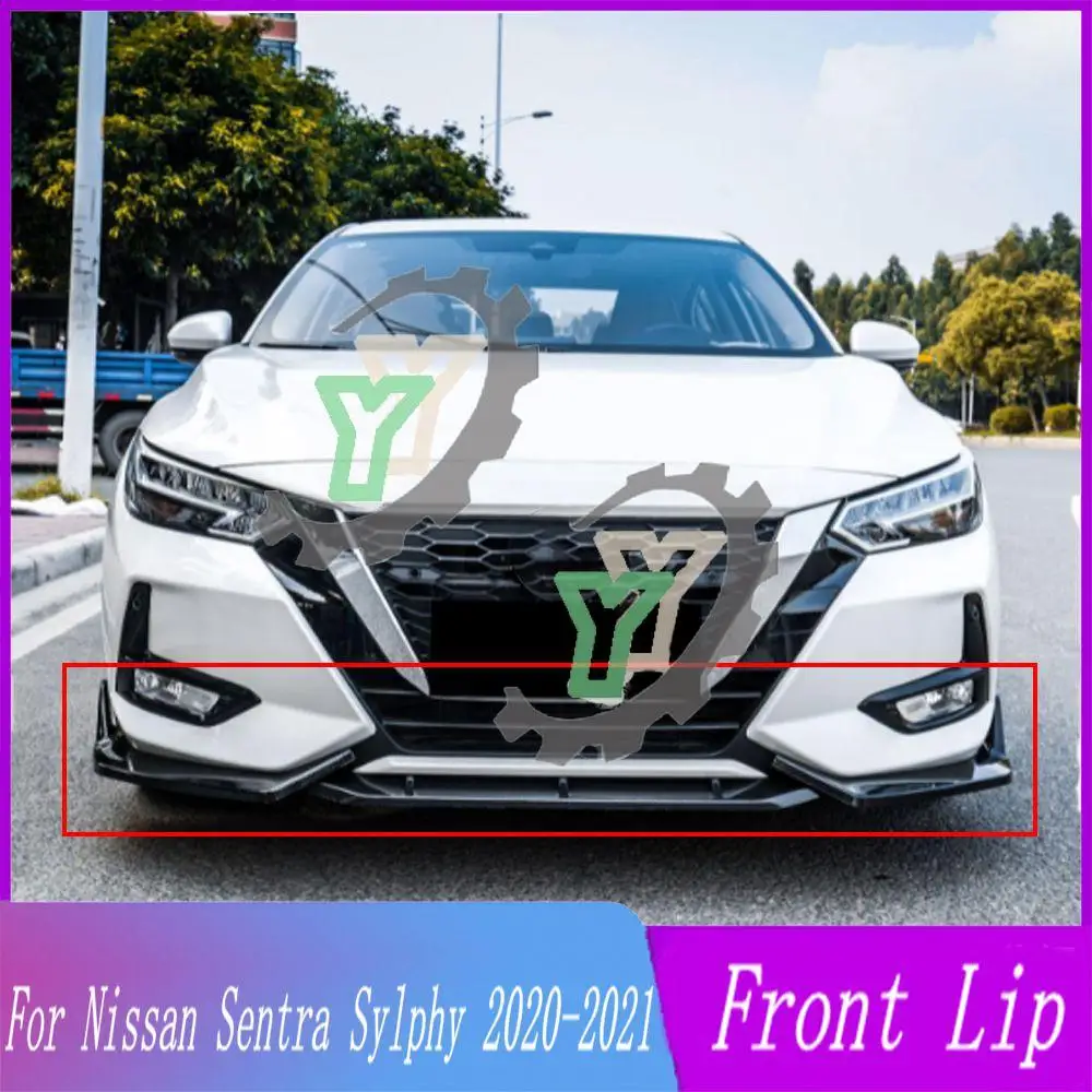 For-Nissan-Sentra-Sylphy-2020-2021-Car-Accessories-Front-Bumper-Lip ...