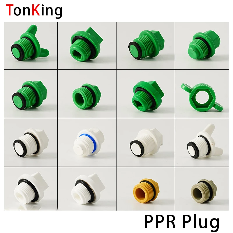 1-2-Famale-Male-Thread-Plastic-Plug-PPR-Pipe-European-Standard-Screw ...