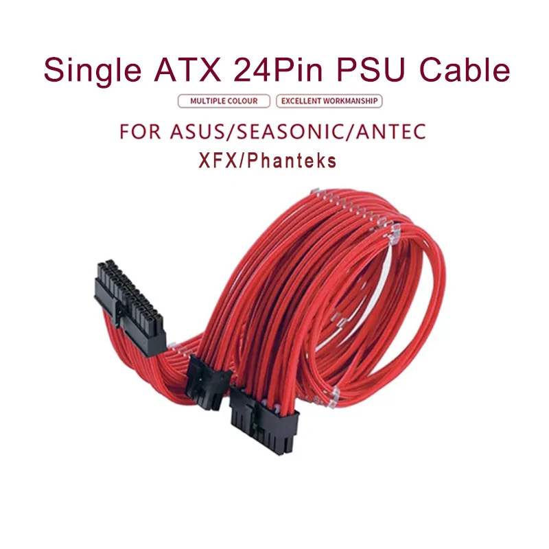 FormulaMod-Fully-Modular-PSU-Cable-18AWG-Sleeved-ATX-24Pin-Weaving ...