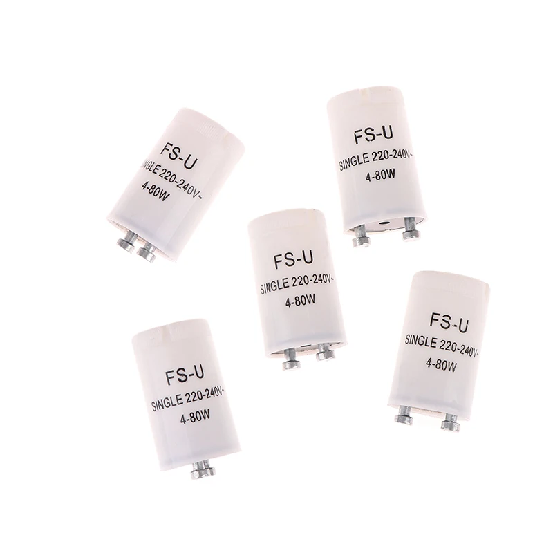 5Pcs High-quality Fluorescent Starters AC220V-240V 4-80W Fluorescent ...