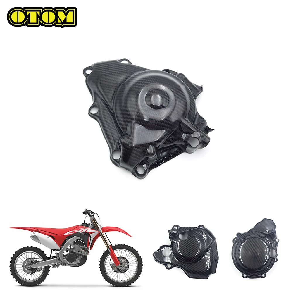 Motorcycle For HONDA Ignition Cover Engine Carbon Fiber Magneto ...