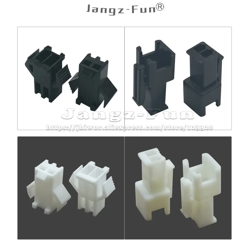 100pcs 2p Jst Sm 2.54 Plug 2.54mm Sm2.54 2 Pin Male Female Housing ...