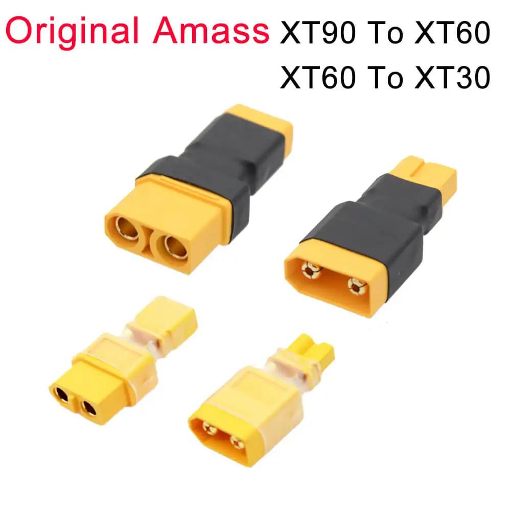 Amass XT30 XT60 XT90 Plug Male Female Connector Conversion Adapter For ...