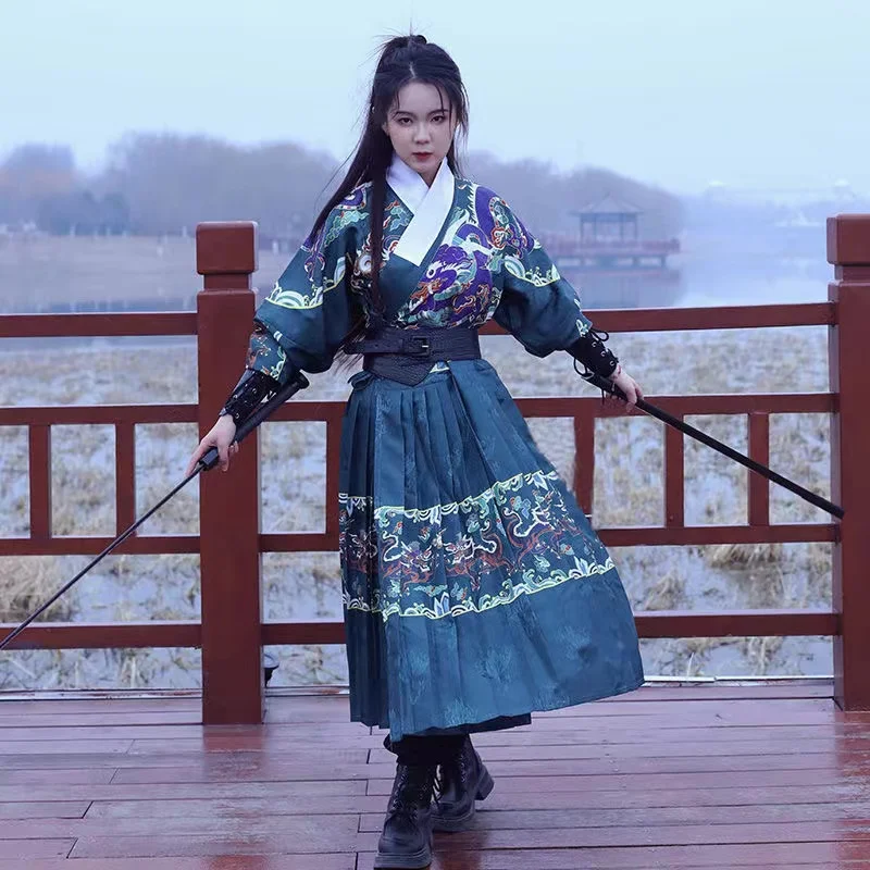 Chinese-Original-Hanfu-Ming-Dynasty-Men-Women-Flying-Fish-Clothing ...