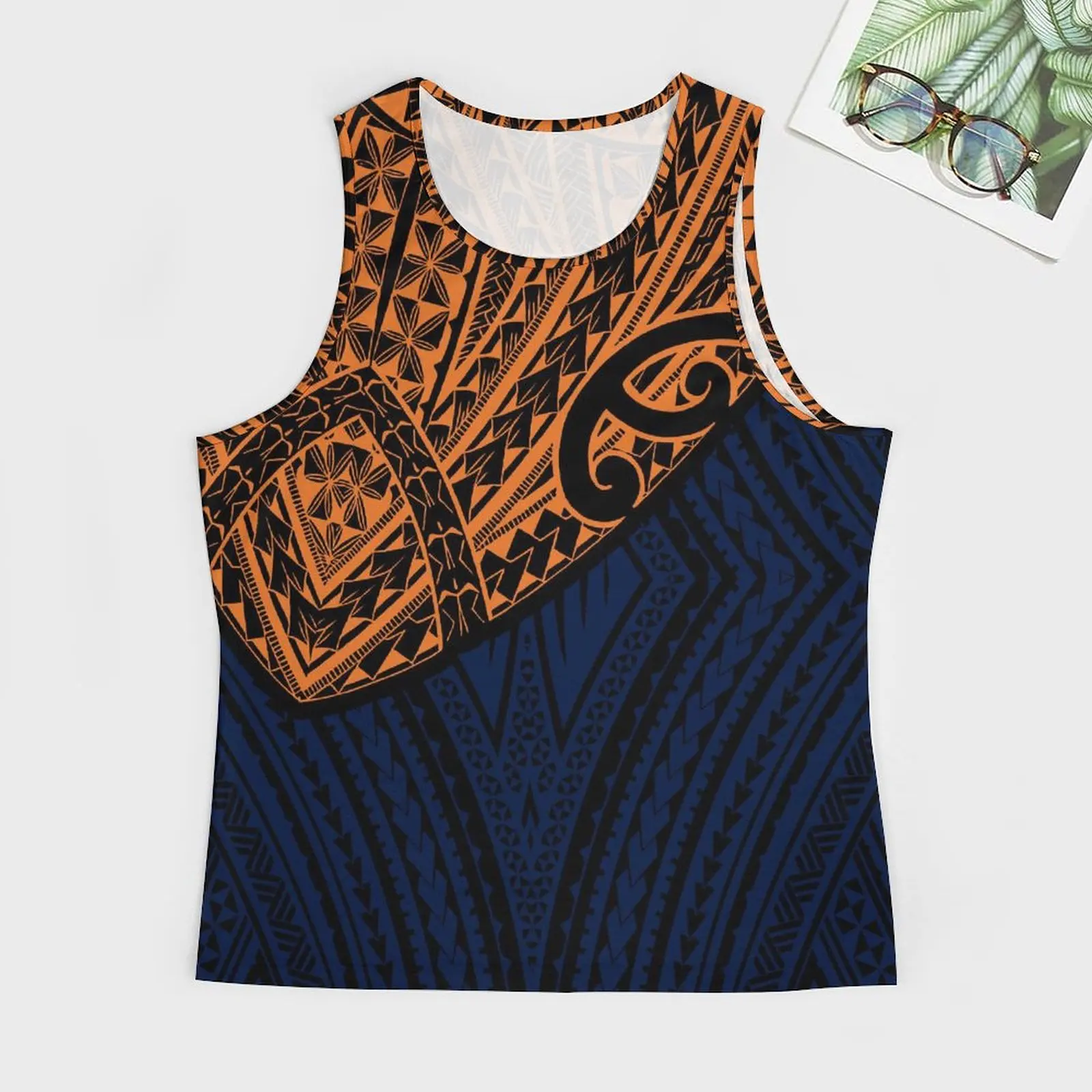 Polynesian Tribal Tank Tops Samoan Men Singlets Island Wear ...