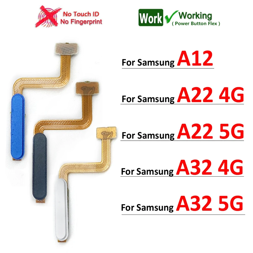 New-For-Samsung-A12-A22-A32-4G-5G-Fingerprint-Sensor-Home-Return-Key ...
