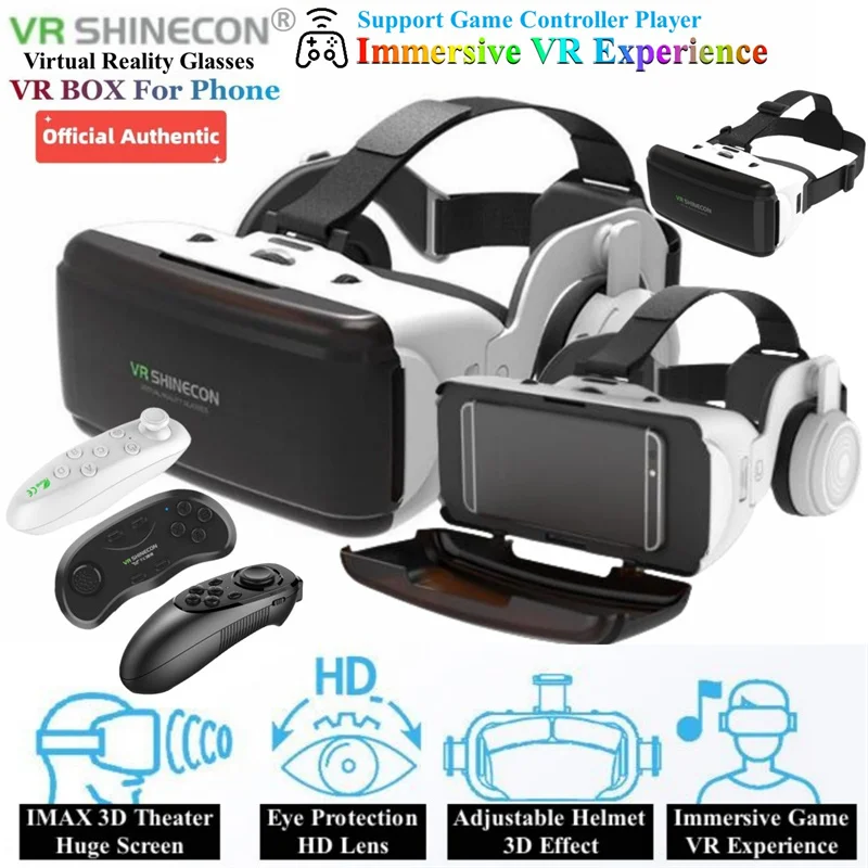 Original VR Virtual Reality 3D Glasses Box Stereo VR Google Cardboard ...