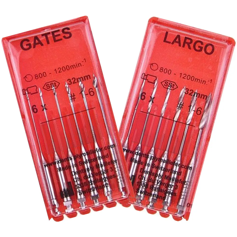Paquete de 6 piezas de limas endodónticas dentales de acero inoxidable ...