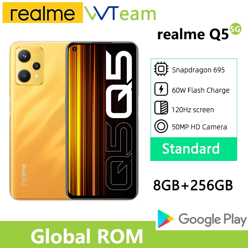Teléfono Inteligente realme Q5 5G, Snapdragon 695, Octa Core, Android ...