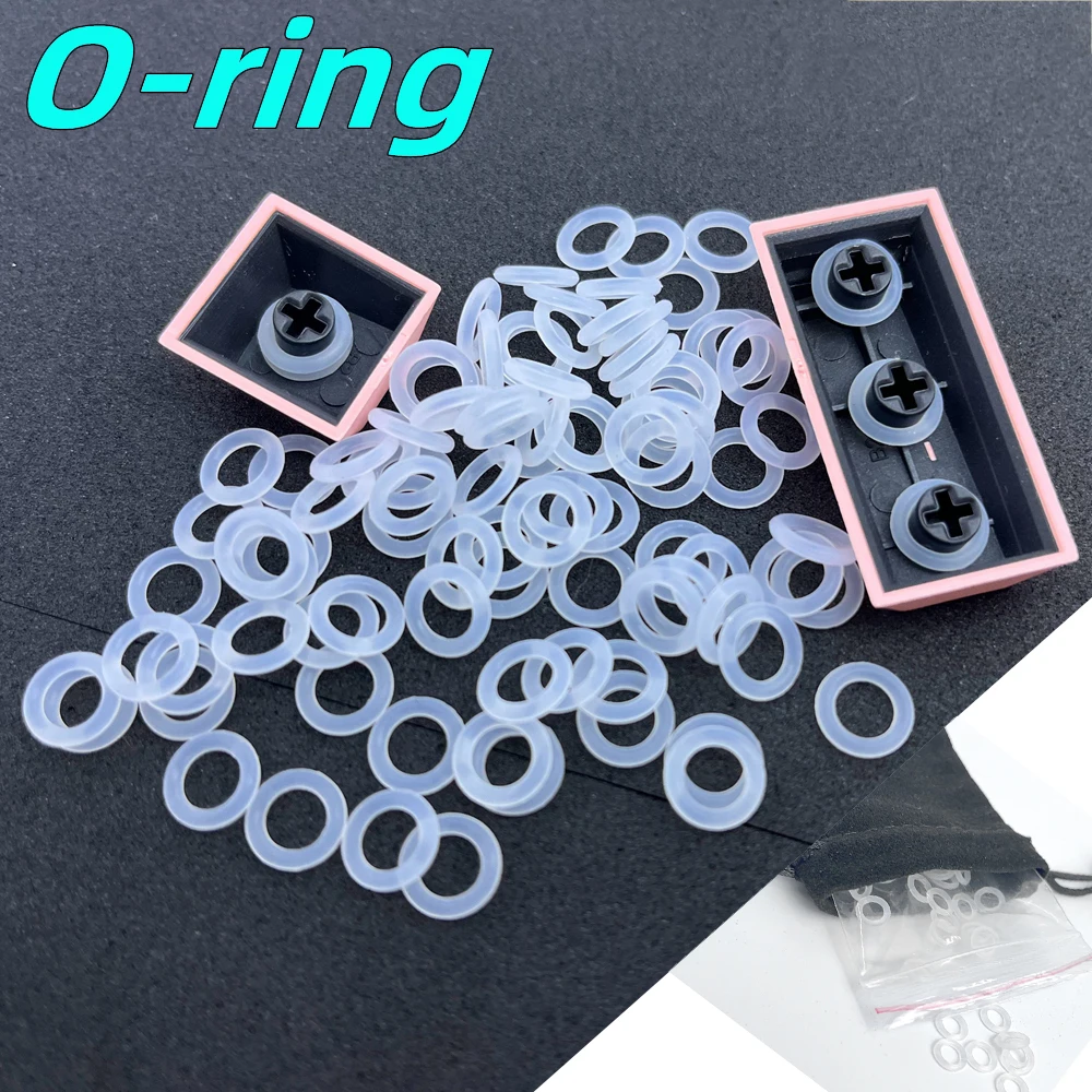 200pcs/bag Rubber O Ring Keyboard Switch Dampeners Keyboards ...