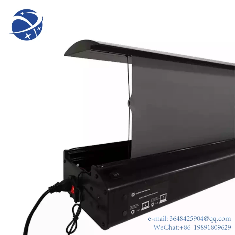 YYHC 120 Inch Motorized Electric Projector Screen Ust Alr Roll Up Pet ...