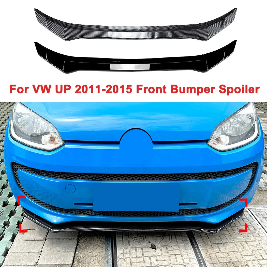 For-VW-UP-2011-2015-Front-Bumper-Spoiler-Front-Lip-Splitter-Diffuser ...