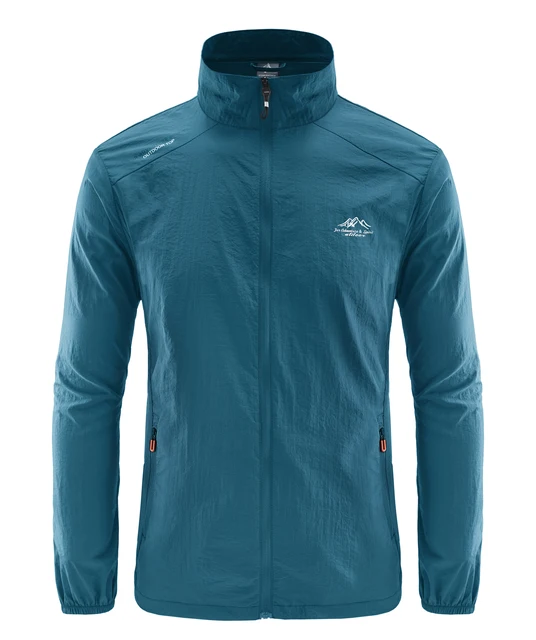 Summer Men's Sun Protection Casual Windproof Water resistant Ultrathin ...