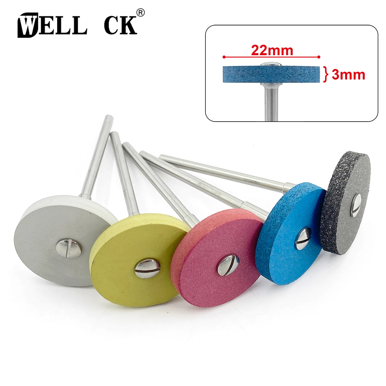 WELLCK-Dental-Rubber-Diamond-Grinding-Head-Highlight-Polishing-Series ...