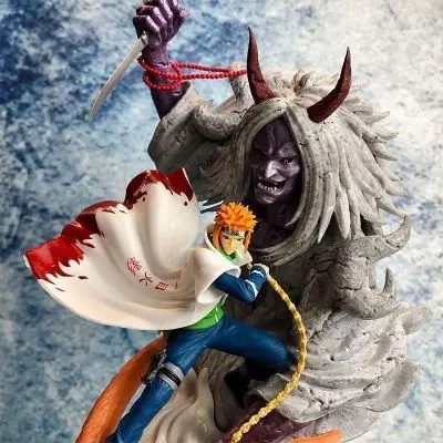 Figura de acción de Naruto Namikaze Minato de 28 cm, estatua de Naruto ...