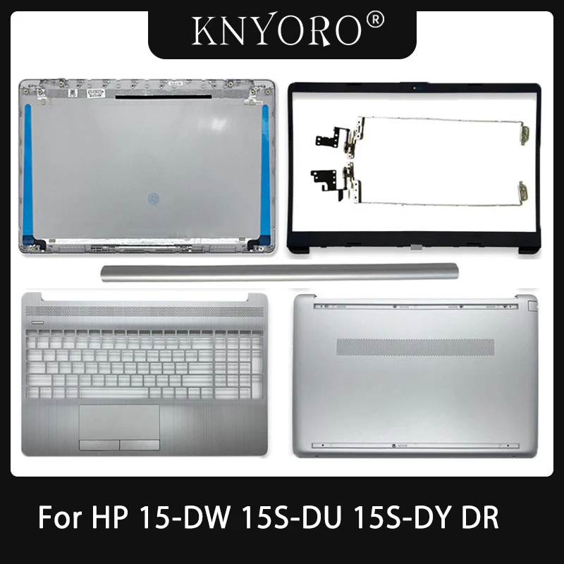 New Case For Hp 15-dw 15s-du 15s-dy Dr Laptop Lcd Back Cover Front Bezel Hinges Palmrest Bottom ...