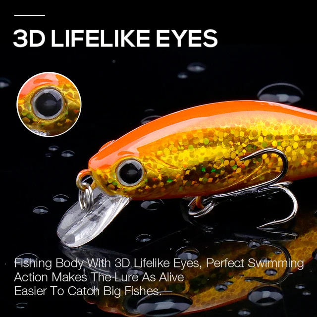 Mini Sinking Minnow Lure - 55mm 6.5g - Easy Fishing Tackle