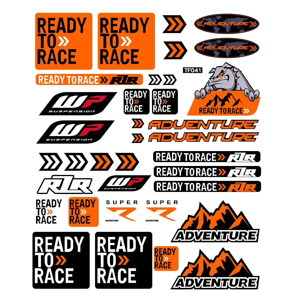 Motorcycle Stickers Waterproof Decal For KTM RC8 Duke 200 250 390 690 ...