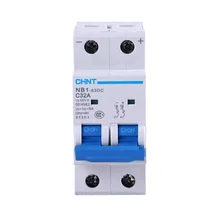 CHINT 1P 2P 4P DC250V DC500V DC1000V NB1-63DC Solari Fotovoltaici di Energia DC Mini Circuit ...