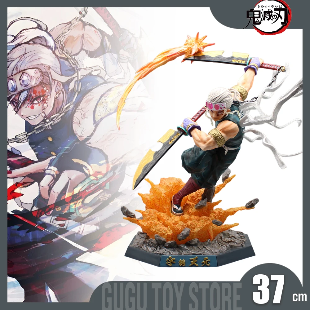 Demon Slayer Anime Figure Uzui Tengen Action Figures Kimetsu No ...