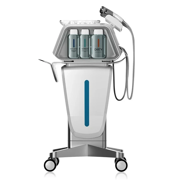 Portable 6 In 1 Ultrasonic hydrafacial Face Lifting Microdermoabrasion ...