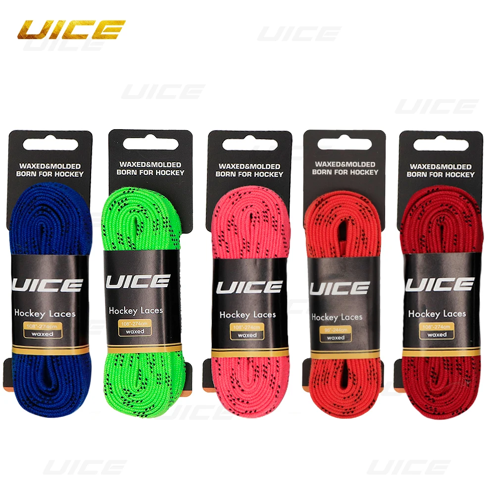 Hockey Skate Laces 84-120in Dual Layer Braid Extra Reinforced Tips ...