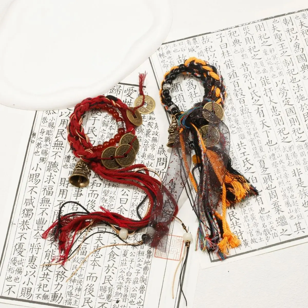 UMQ-Original-Antiquity-Tassel-Hand-Woven-Hand-Rope-New-Chinese-Tibetan ...