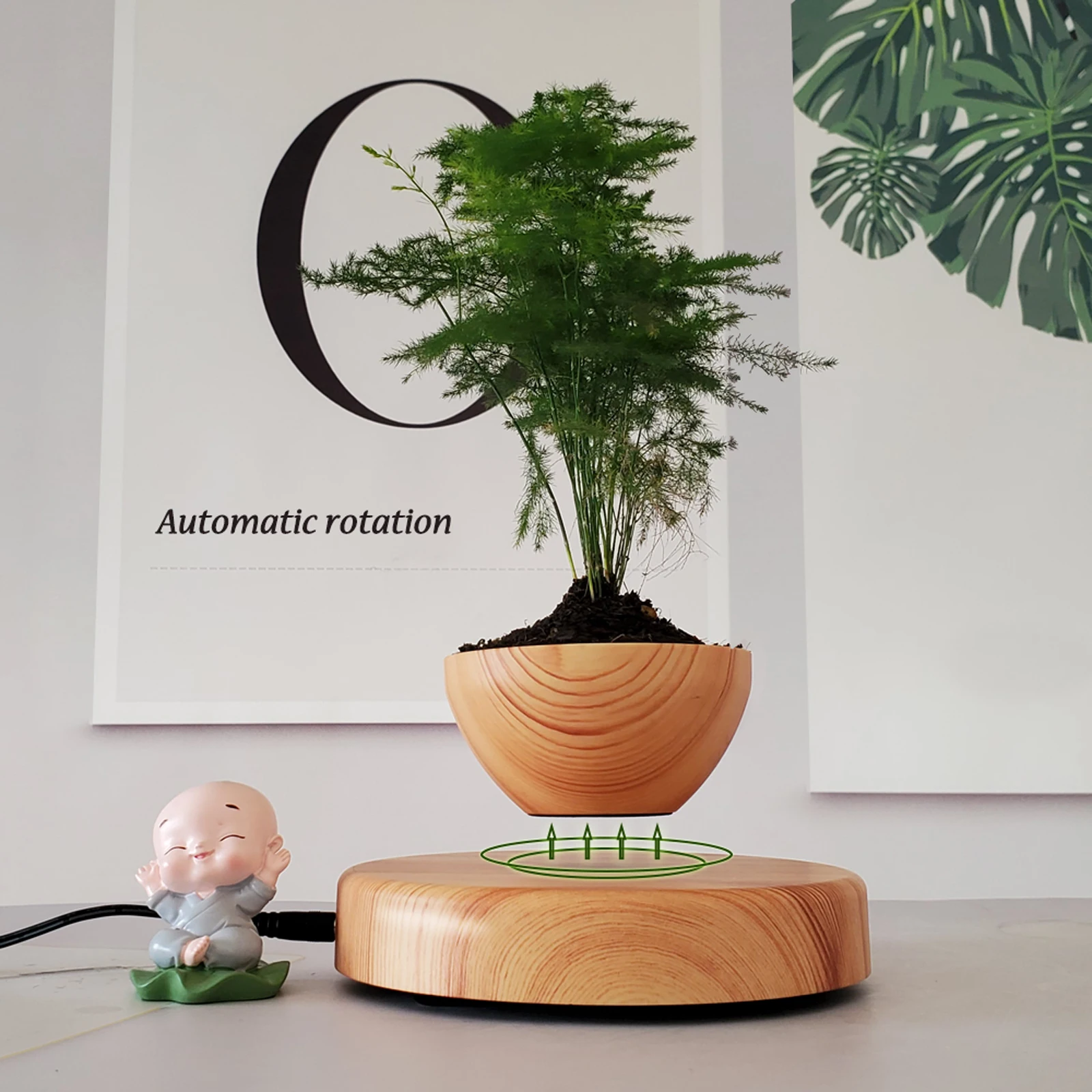 Magnetic-Floating-Plant-Pot-Levitating-Bonsai-Creative-Pot-For-Mini ...