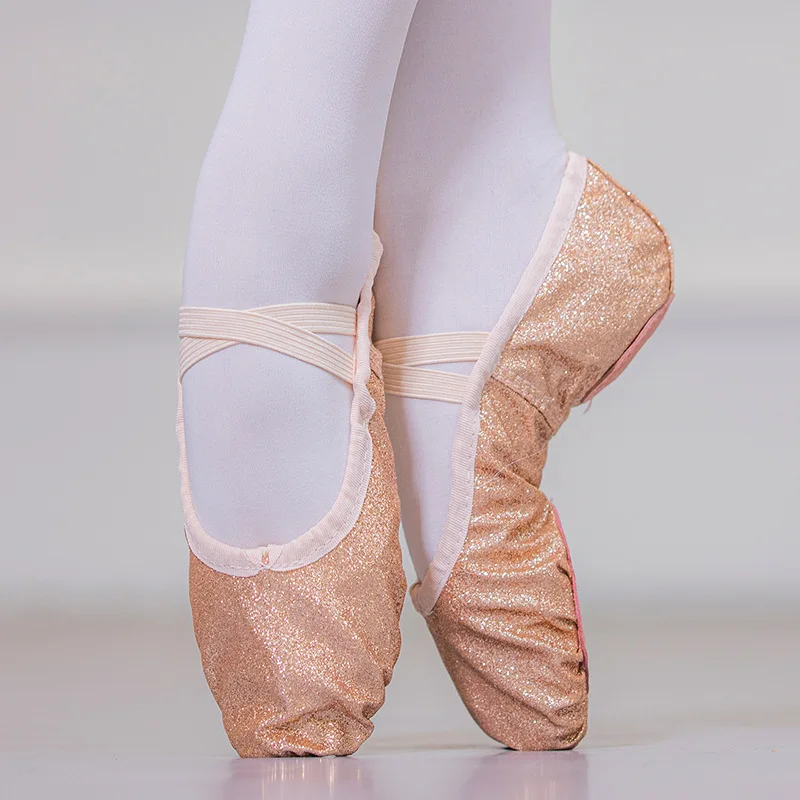 Yellow Pointe Ballet Shoes