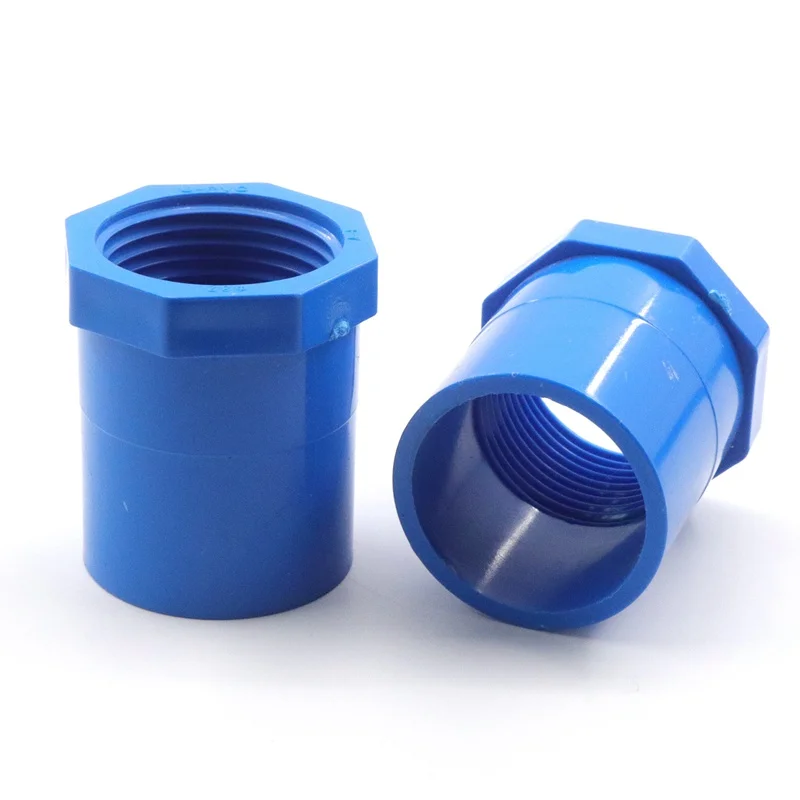 5Pcs-1-2-4-PVC-Female-Thread-Straight-Connector-Garden-Irrigation-Pipe ...