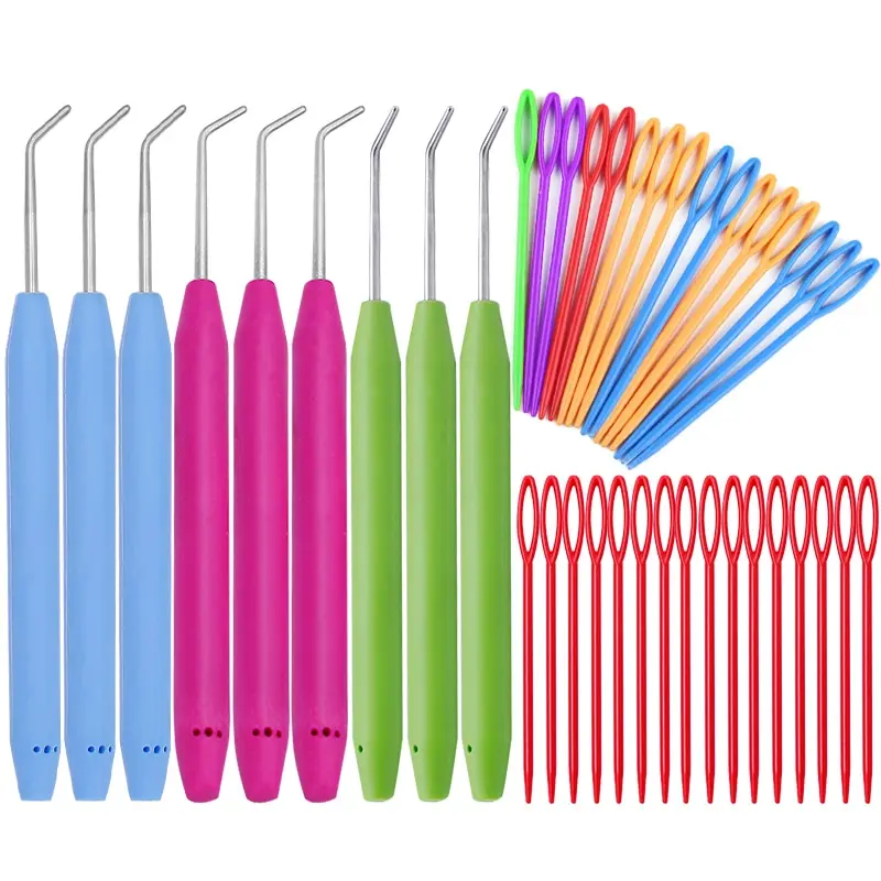Knit-Loom-Hook-Set-6Pcs-Knitting-Loom-Hook-With-Plastic-Knitting ...